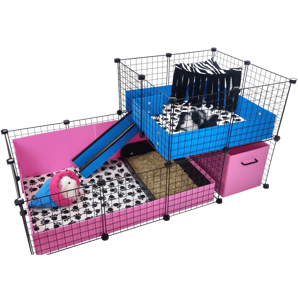 Small Cage with Offset Wide Loft | C&C Guinea Pig Cage | C&C Cages ...